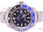 42 mm Copy Rolex GMT Batman Replica Watch - Blue and Black Ceramic Bezel
