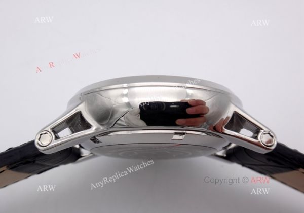 Best Replica Mont blanc Timewalker Quartz Watch - Black Dial Black ...