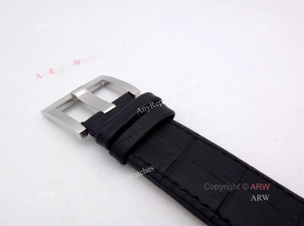 Best Replica Mont blanc Timewalker Quartz Watch - Black Dial Black ...